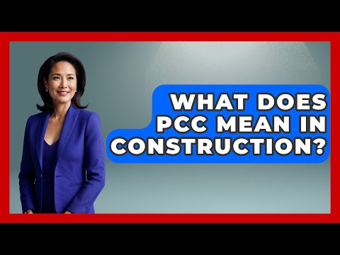 What Does PCC Mean In Construction? - Civil Engineering Explained