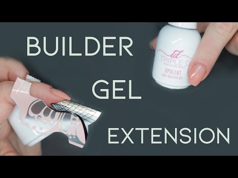 Builder Gel Bottle Extension with Nail Forms | Triple D