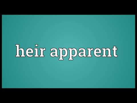 Heir apparent Meaning