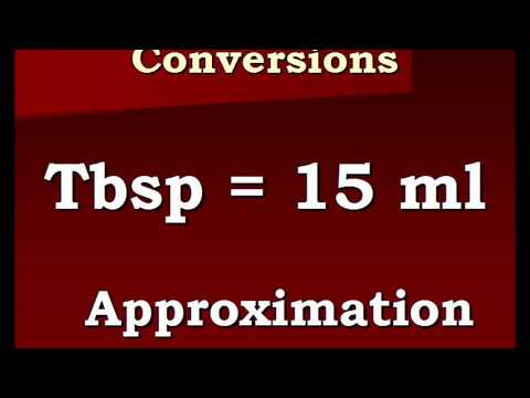 Conversion Video (Tablespoons to Milliliters and back again).wmv