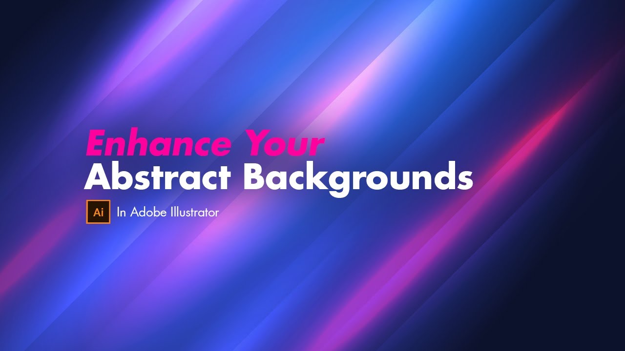 Abstract Background Design in Adobe Illustrator - Step-by-Step Tutorial