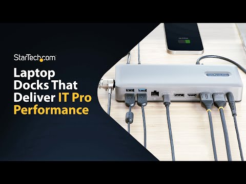 What Differentiates an IT Pro Performance Laptop Docking Station? | StarTech.com