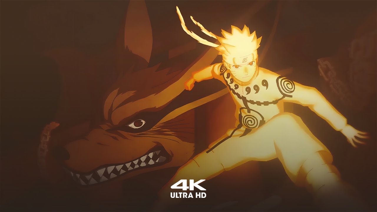 Naruto Kurama Mode | 4K Live Wallpaper + Screensaver  🔥