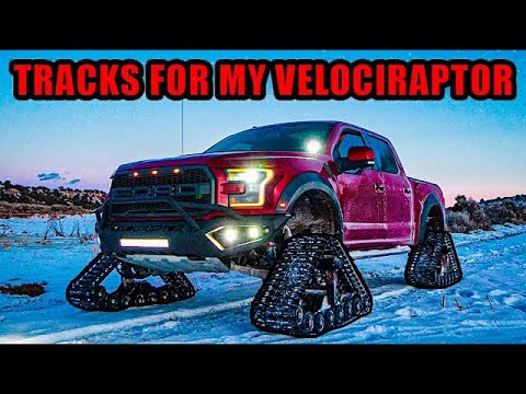 I Bought TANK TRACKS for my VELOCIRAPTOR