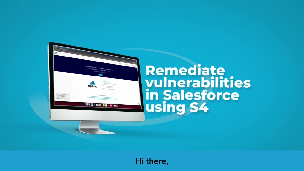 Remediate vulnerabilities in Salesforce using S4