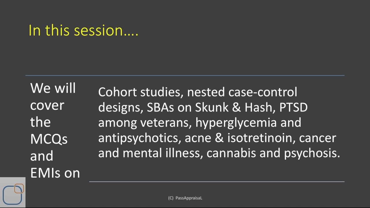 WebTuition on Cohort Studies: Introduction