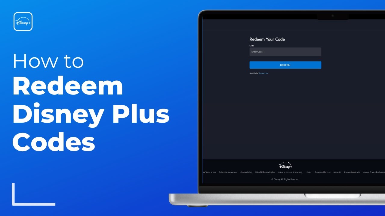 How To Redeem Disney Plus Code - 2025 Easy Guide