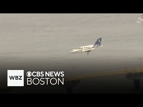 Small plane made a one-wheeled landing at Logan | WBUR News