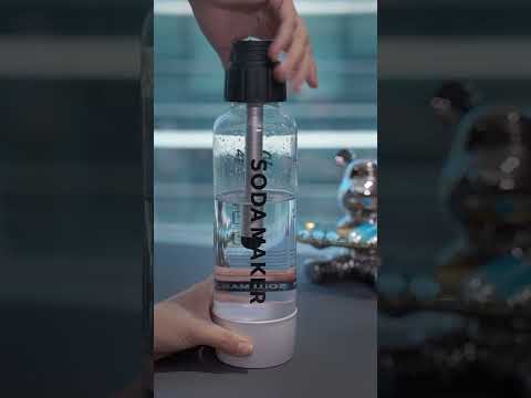 Sparkling Water Maker Machine. How to Make Soda Water Drinks at home. Drink more water#shorts #soda