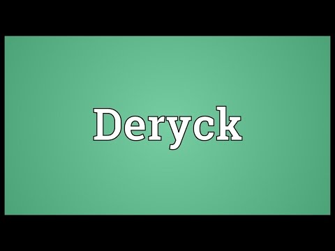 Deryck Meaning