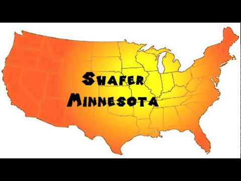 How to Say or Pronounce USA Cities — Shafer, Minnesota