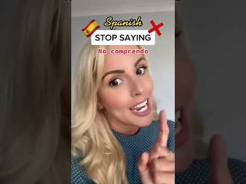 STOP saying “no comprendo”, instead USE these! 😎#learnspanish #short #spanishtips #spanishlessons