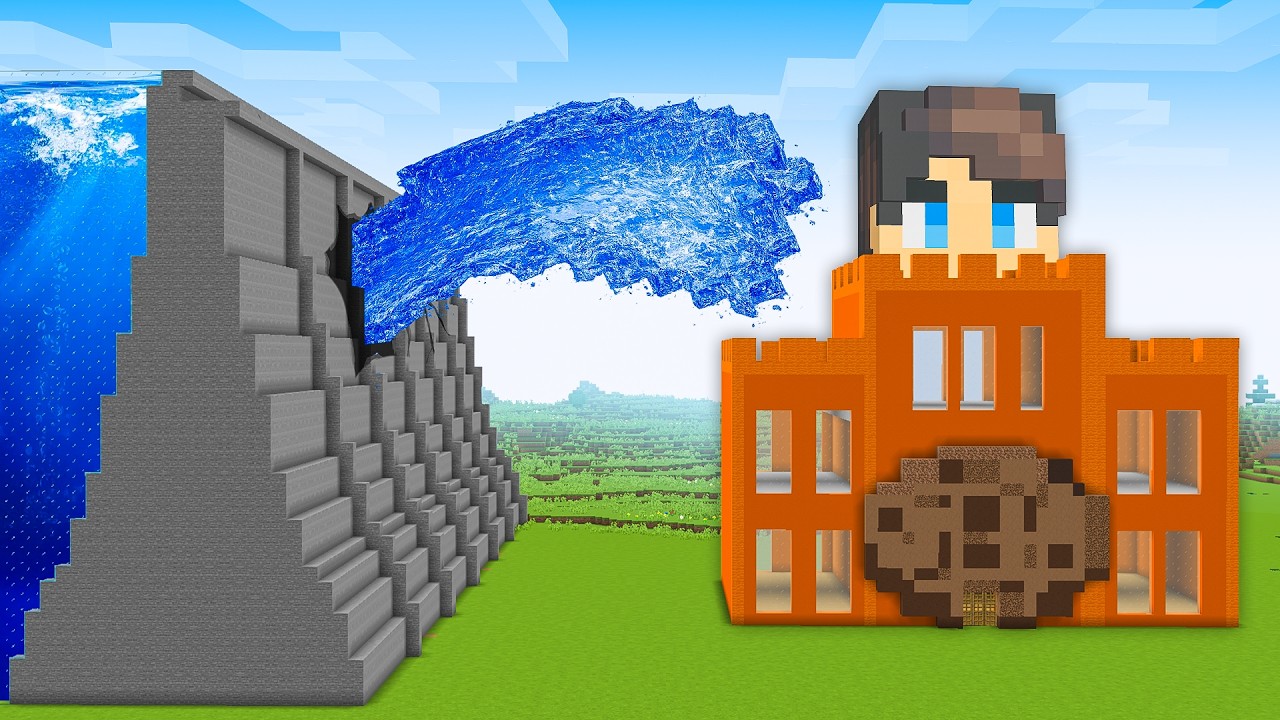 Flooding the World to Prank My Friends in Minecraft