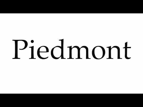 How to Pronounce Piedmont