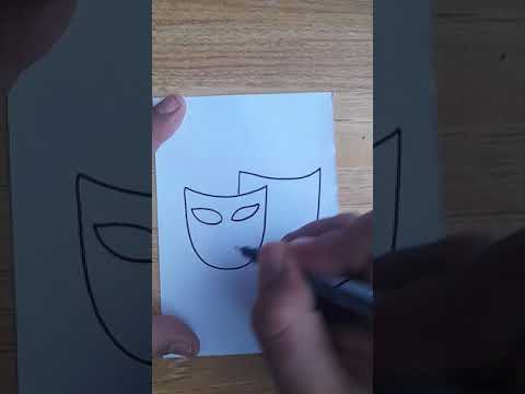 How To Draw⚜️ Mardi Gras ⚜️ Symbol with colors #Shorts