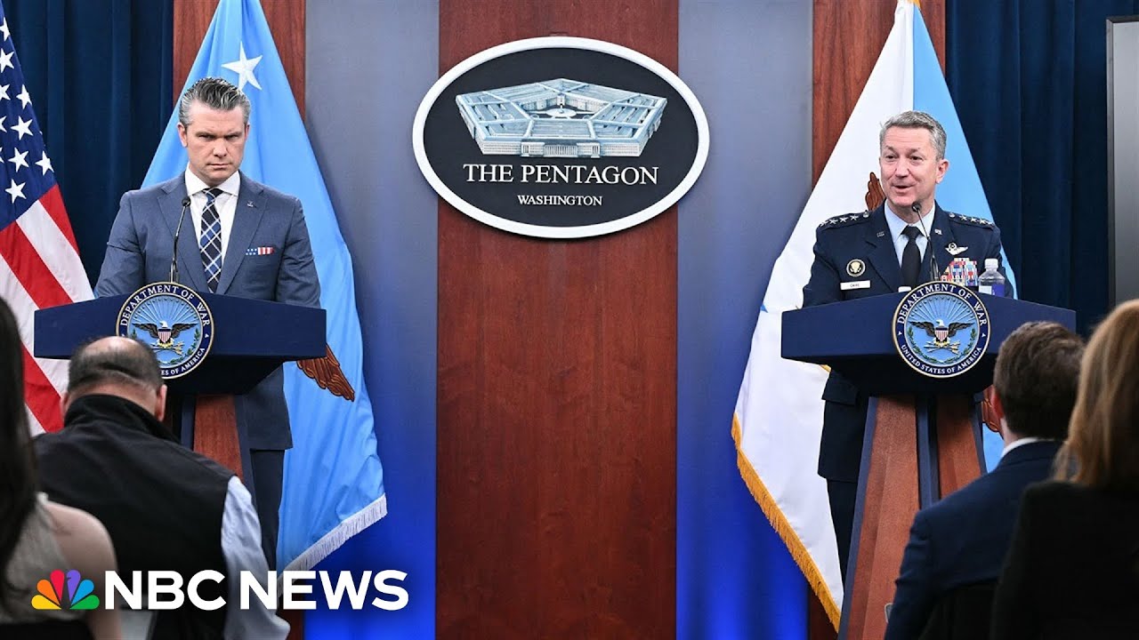 LIVE: Secretary Hegseth and Gen. Caine testify at House hearing | NBC News