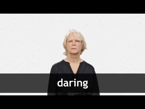 How to pronounce DARING in American English