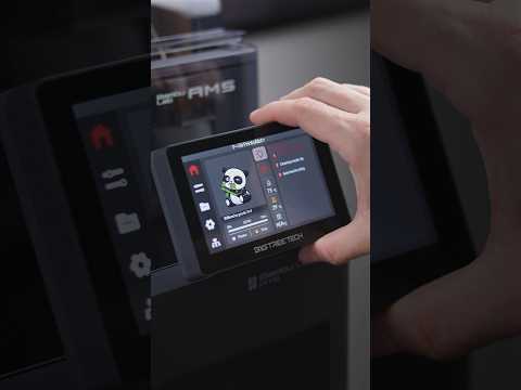 Bambu Lab P1S with Touch Screen 🤯 BigTreeTech Panda Touch #velfcreations #bambulab
