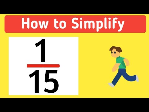 How to Simplify the Fraction 1/15