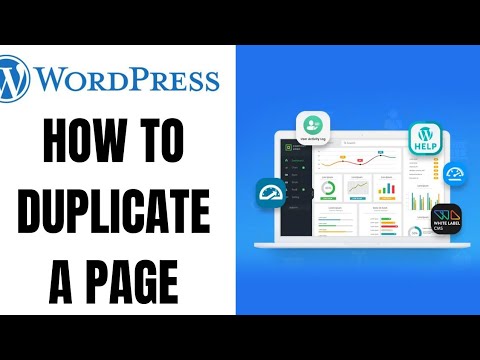 How to Duplicate a Page in Wordpress Website