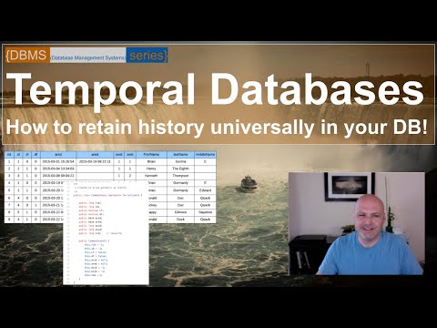 What are Temporal Databases? How databases automatically retain history (temporal data).
