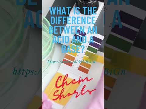 CS What is the difference between and acid and a base? https://amzn.to/44UBiGn