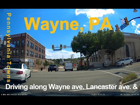 Wayne, PA, affluent town named after General Anthony Wayne along the Main Line.