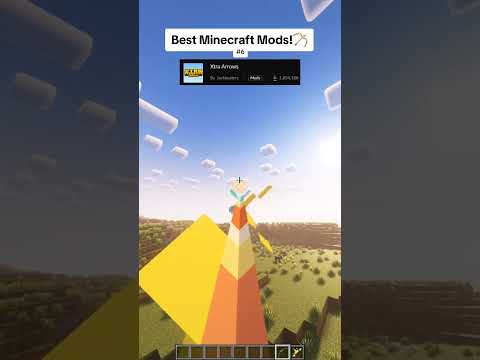 Minecraft Xtra Arrows Mod #minecraft #minecraftmods #shorts