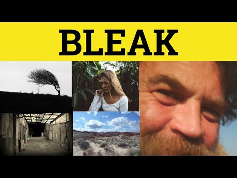 🔵 Bleak Meaning - Bleak Examples - Bleak Definition - Define Bleak - GRE 3500 Vocabulary - Bleak