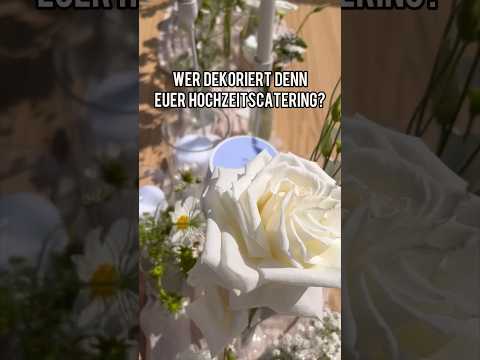 💒🌸Hochzeitsdekoration beim Hochzeitscatering 🫶♥️🍕