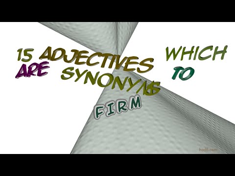 firm - 16 adjectives which are synonym to firm (sentence examples)