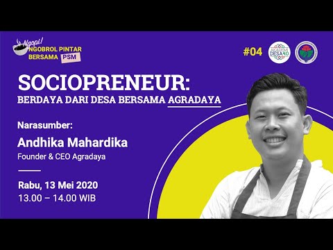 Sociopreneur: Berdaya dari Desa Bersama Agradaya | Ngopi Bareng PSM #04