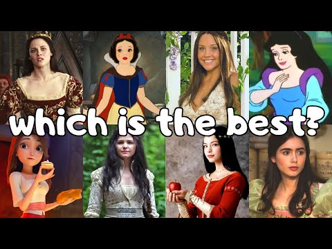 ranking 9 different versions of snow white πβοΈπ