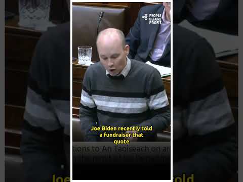 No Shamrocks for Genocide Joe! - 24.01.24 [Paul Murphy TD]