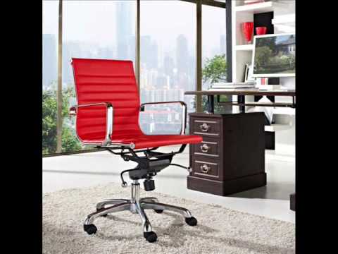 red office chair