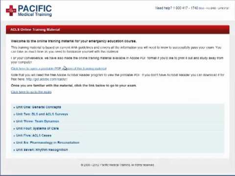ACLS Recertification Course Online
