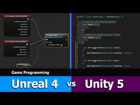 Unity vs Unreal Engine Comparison : Programming
