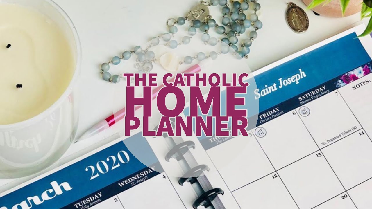 Look inside my Catholic Planner and stickers!