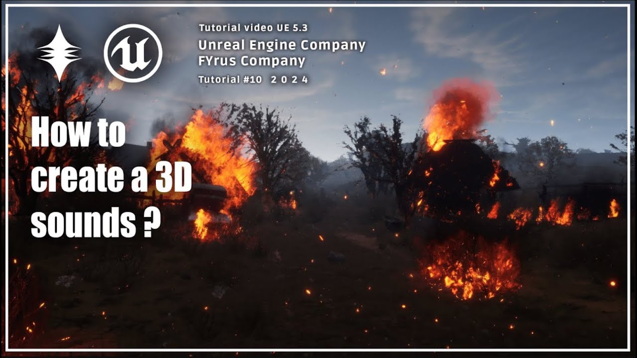 How to create a 3D sound in UE5 !