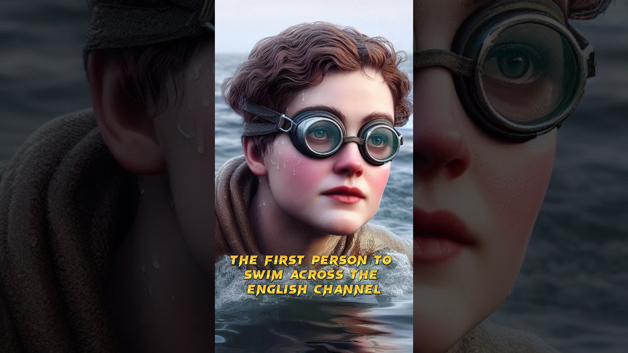 First Person to Swim Across the English Channel #history