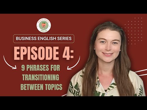 Master English Presentations with These Transition Phrases