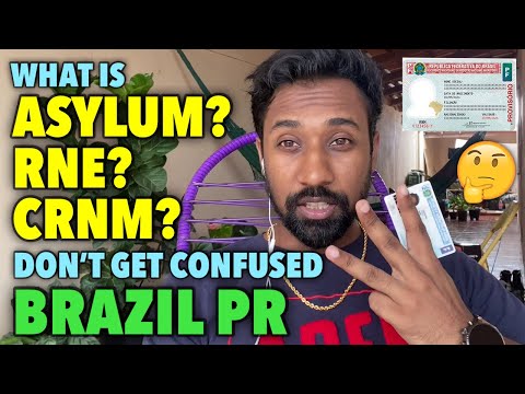 WHAT is ASYLUM? RNE, RNM & CRNM in BRAZIL | Brazil PR Permanent Residency | Long Term Visa | Refugee