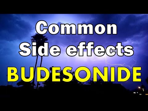 some common side effects of budesonide
