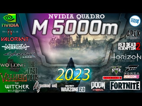 Nvidia Quadro M 5000m in 30 GAMES | in 2023
