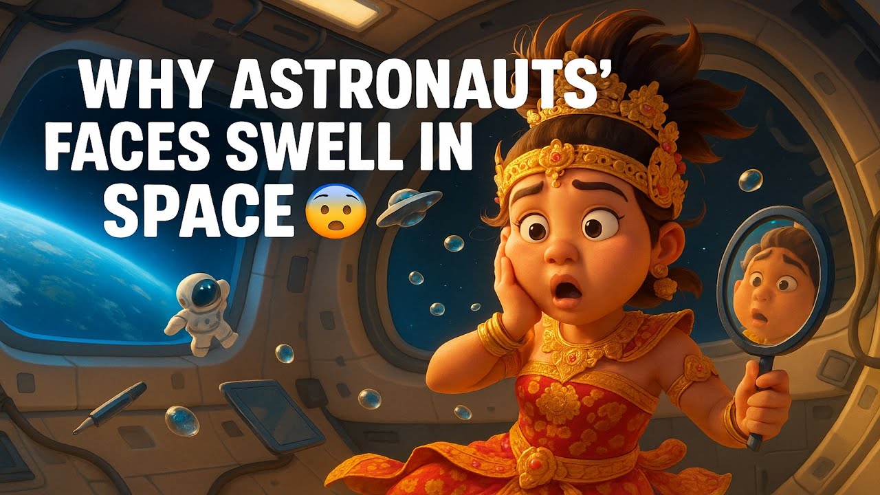 Why Faces Swell in Space — The Zero-Gravity Effect 🛸😮 | Microgravity Fluid Shift Explained