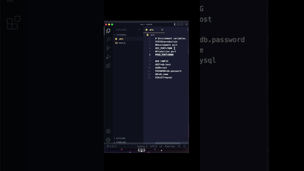 Node —env-file ✅ instead #nodejs #100dayschallenge #programming #javascript  #backend #env #api