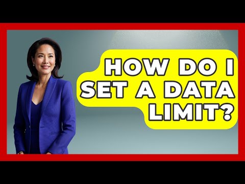 How Do I Set A Data Limit? - The Hardware Hub