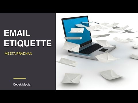 What is Email Etiquette? Letter writing | English