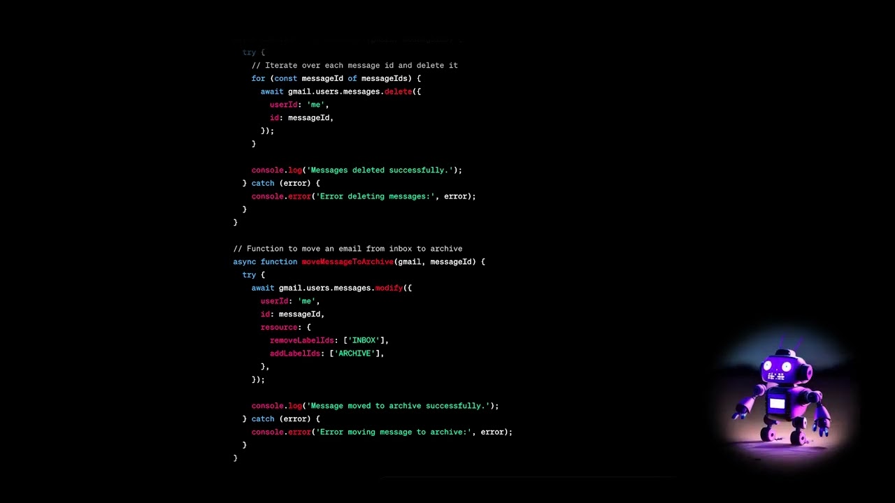 Integrate the Google Gmail API with Javsacript and NodeJS