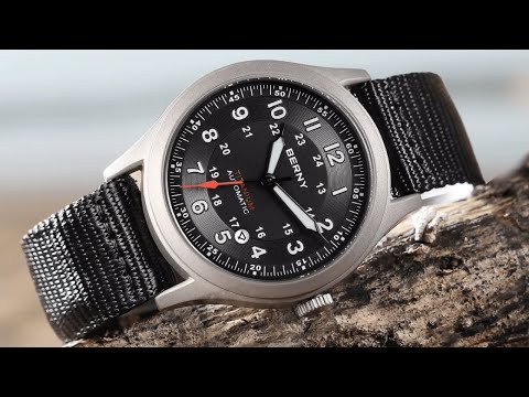 Best Budget Titanium Watch? BERNY Automatic Field Watch Hands-On!